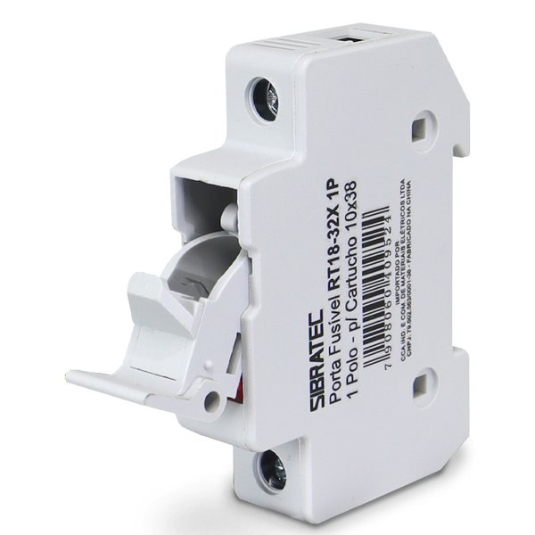 Porta Fusível Cartucho RT18-32 10x38mm | até 32A 1 Polo
