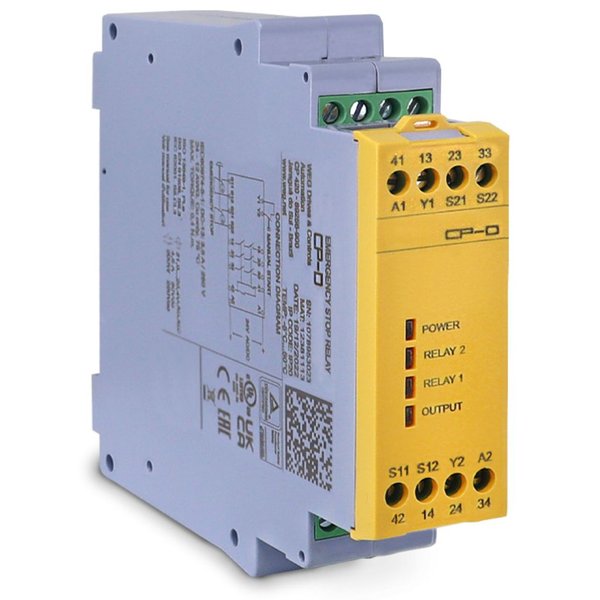 Relé Parada de Emergência CP-D 24Vca/Vcc | Certificado WEG