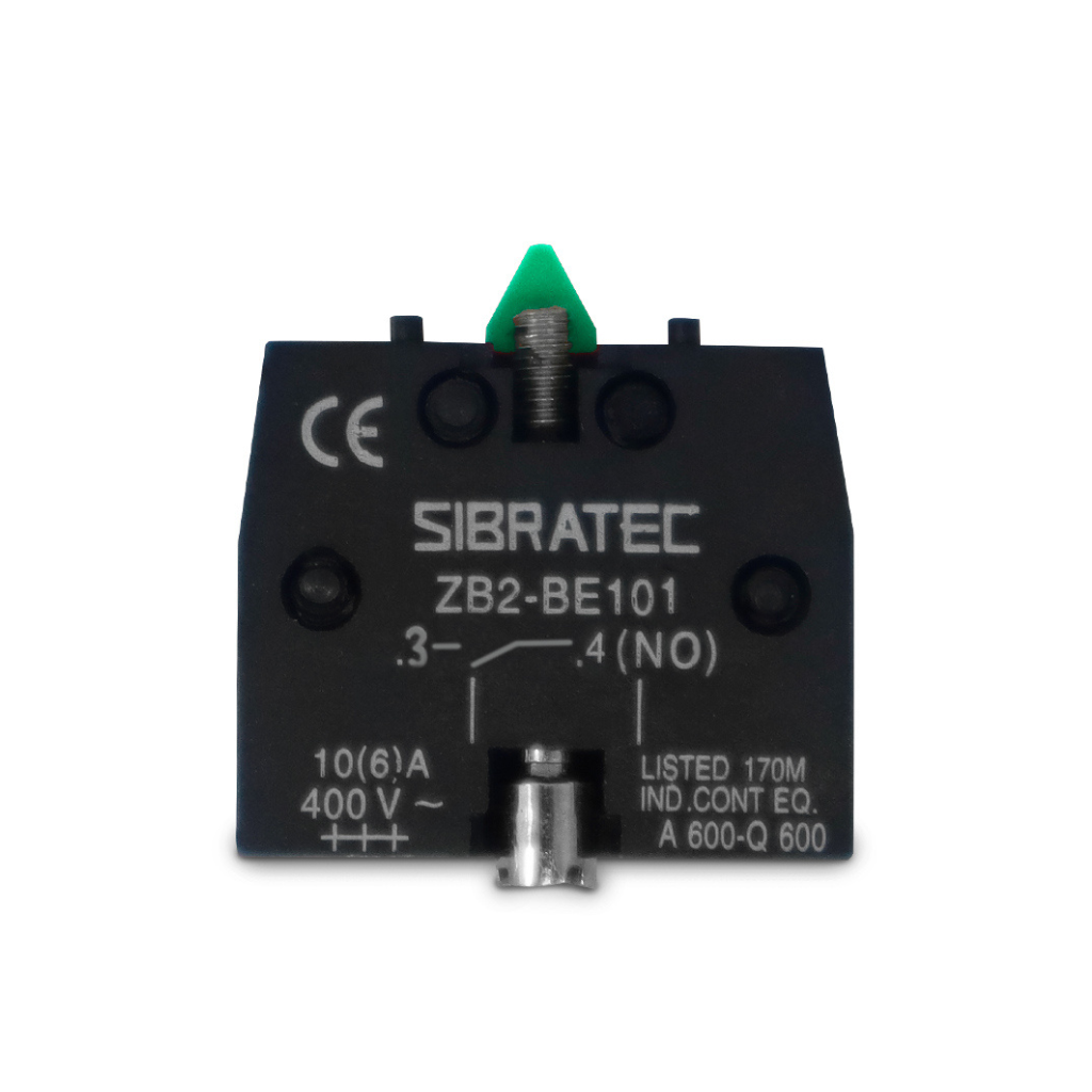 Kit Bloco de Contato ZB2 BE101 1NA Verde | 5 peças