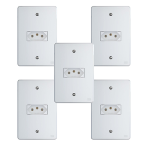 Kit Conjunto Tomada | 1 módulo 2P+T 10A 250V