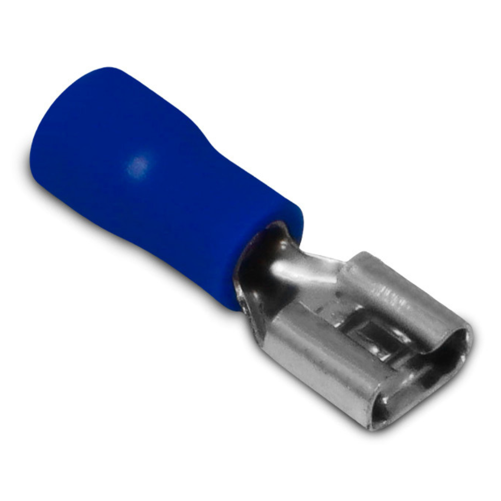 Kit Terminal Pré-Isolado Faston FDD | Fêmea | Cabo 2,5mm²