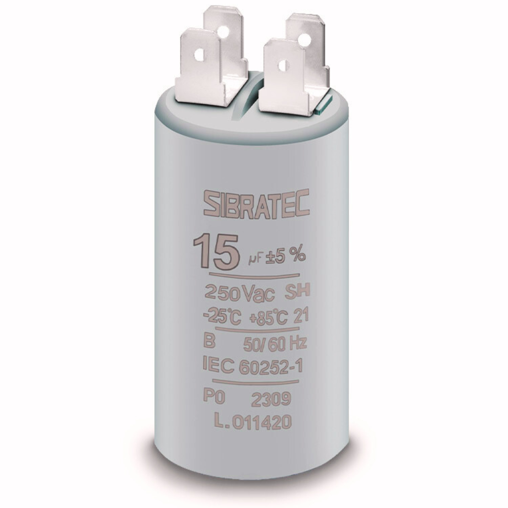Capacitor Permanente com Terminal 250V 15µF